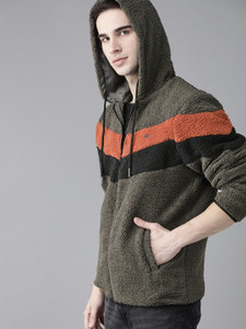 Roadster Full Sleeve Colorblock Men Jacket - Buy Roadster Full Sleeve ...