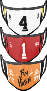 ComicSense Haikyuu Anime Fly High, Horned Owl, Kuroo Sensei Face Mask ...