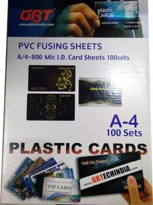 Flipkart.com | GBT PVC Fusing Sheet A4 Set of 100 Unruled A4 800 gsm ...