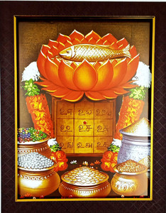 FRAMTASTIC KUBERA YANTRA WITH FISH Religious Frame Price in India - Buy ...