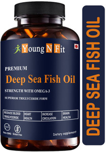 Young N Fit Deep Sea Fish Oil 2500mg (Omega 3 Fish Oil) Natural (YNF12 ...