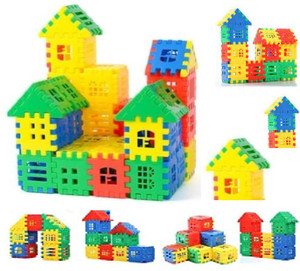 HRK Happy Home House Building Blocks Blocks for Kids House Construction ...