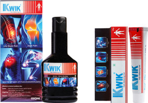 Kwik Pain Relief Combo (Oil 120 ML & Gel 30G) Liquid - Buy Baby Care ...