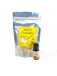 haley's natural Thanaka powder 15g & kusumba oil 15 ml for anti acne ...
