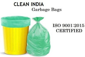C I Medium Size Dustbin Covers | Biodegradable Garbage Bags Green ...