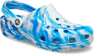 CROCS Classic Men Blue, White Clogs - Buy CROCS Classic Men Blue, White ...