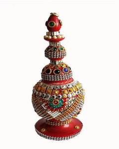 Krishan Creations G Wooden Handicrafted Kumkum Box, sindur Dani ...