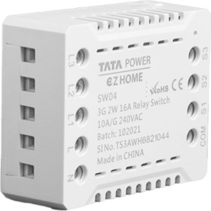 TATA POWER EZ HOME Wifi Smart Switch Convertor for Lights, 16A 3 ...