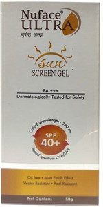 NuFace Sunscreen - SPF 50 PA++++ ULTRA SUNSCREEN GEL - Price in India ...