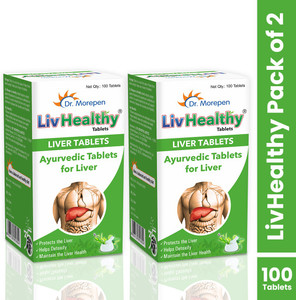 Dr. Morepen Liv Healthy Ayurvedic Tablet | Liver Support Supplement ...