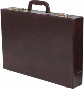 INTEHA Faux Leather Expandable Briefcase Bag File bag with Combo digit ...