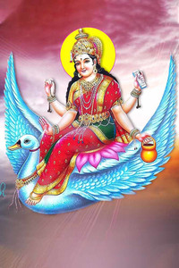 Goddess Brahmani Maa Religious Waterproof Vinyl Sticker Poster || (24 ...