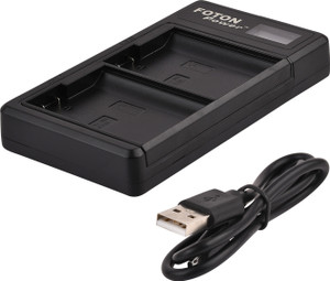 FOTON POWER MH 25 USB Dual LED Display 2 Slot Lion Battery Charger ...