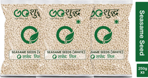 Goshudh Premium Quality Raw Safed Til (White Sesame Seeds)-250gm (Pack ...
