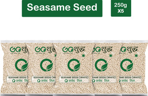 Goshudh Premium Quality Raw Safed Til (White Sesame Seeds)-250gm (Pack ...