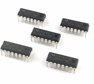 AVS COMPONENTS CD4017 CD4017BE 4017 DECADE COUNTER DIVIDER IC Pack of ...