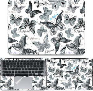 dzazner Fullbody 4 in 1 Precision Cut Laptop Skin Wrap (Top, Bottom ...