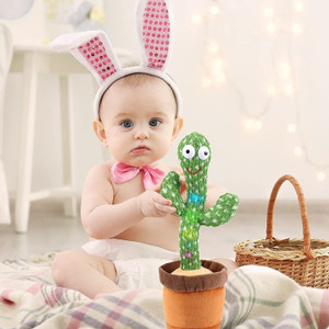 MARCRAZY Dancing Cactus Toy Song Singing,Talking,Record & Repeating ...
