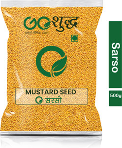 Goshudh Premium Quality Sarson (Mustard Seeds)-500gm (Pack Of 1) Price ...