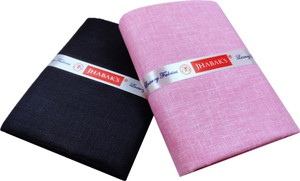 JHABAK'S Cotton Linen Self Design Shirt & Trouser Fabric Price in India ...