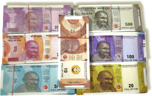 kistapo Nakli Note Combo(29 Each x 7=203 Nakli Note) Playing Indian ...