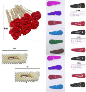 DARPHY Fancy 2 korean style hairpin Square / 20 colourful hairpin / 6 ...