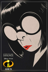 Edna Mode The Incredibles Pixar Matte Finish Poster Paper Print ...