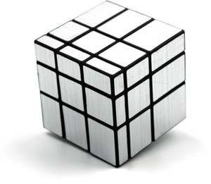 Funport 3D Magic Puzzle Silver Mirror Cube Toy - 3D Magic Puzzle Silver ...