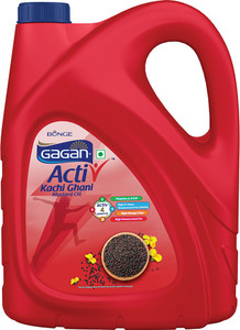 Gagan Kachi Ghani Mustard Oil Jar Price in India - Buy Gagan Kachi ...