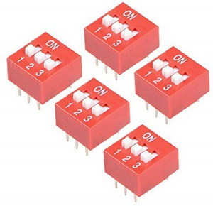 SunRobotics 3 Way Slide Switch 2.54mm Pitch DIP Red - 5 PCs Electronic ...