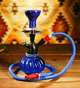 Sm impex Smoking Hookah Kharbooja Shape Glass Hookah 8 inch Glass ...