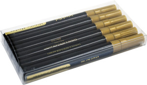 Flipkart.com | Levin Metallic Golden Marker Pens Fine Point - Smudge ...