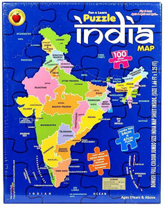 Apple Fun India map puzzle Price in India - Buy Apple Fun India map ...