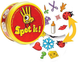Elecart Spot it! Card Game Picture Spot Game for Kids Party fun Speed ...