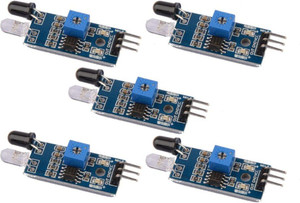 IDUINO 5 PCS IR Infrared Obstacle Avoidance Sensor Module for Arduino ...