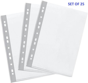 Flipkart.com | Yushuu PVC 11 Holes 200 Micron Transparent Document ...