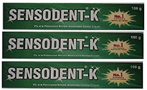 sensodent K Medicated Dental Cream Toothpaste - 3 x 100 g Packs ...