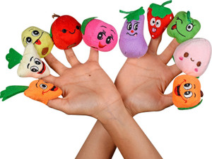 ULTRA Fruit & Vegetable Puppet Soft toys for Baby Boy And Girl Birthday ...
