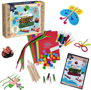 Webby DIY Art and Craft Creepy Crawlies, Drawing, Painting Interesting ...