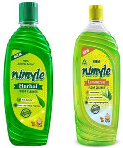 Nimyle HERBAL FLOOR CLEANER AND LEMONGRASS FLOOR CLEANER EACH OF 500 ML ...