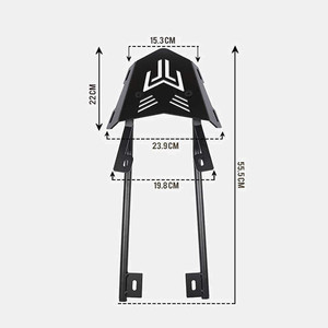 Auto MT Expedition Trail Carrier Back Rack Metal Seat Extender Yamaha ...