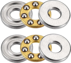 INVENTO 2Pcs F3-8M 3mm Axial Thrust Ball Bearing 3x8x3.5mm Single ...