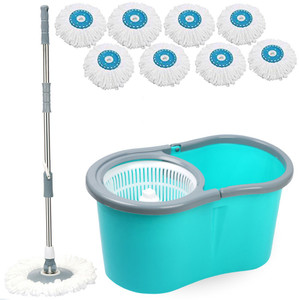 V-MOP Premium Classic Dry Magic Spin Bucket Mop Set Series 010 Wet ...