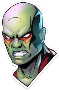 Drax The Destroyer Poster MultiColor PhotoPaper Print (12 inch X 18 ...