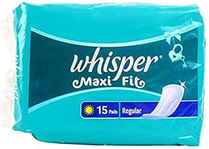 Whisper MAXI FIT REGULAR 15 PADS Sanitary Pad | Buy Women Hygiene ...