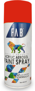 Fab Acrylic Aerosol Spray Paint Red Spray Paint 400 ml Price in India ...