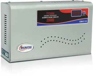 Microtek EM4110 For AC upto 1.5 Ton (110 V – 300V) Voltage Stabilizer ...