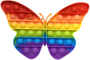 CATALYST 100% Non-toxic Rainbow Butterfly Fidget Toys Bubble Fidget ...
