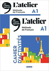L'atelier A1 Two Book Set Textbook+Workbook+CD+DVD: Buy L'atelier A1 ...