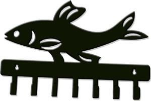 Morpankh Key Holder | Fish Key Holder | Mild Steel Steel Key Holder ...